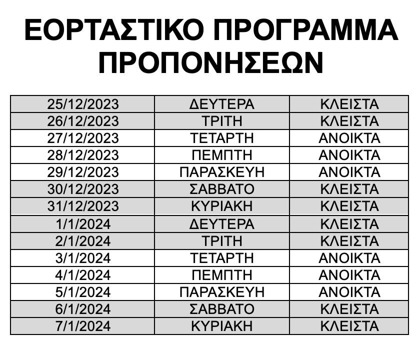 Ξιφασκία - Εορταστικό πρόγραμμα προπονήσεων - Α.Ο. ΑΠΟΛΛΩΝ ΒΡΙΛΗΣΣΙΩΝ